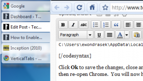 How to Enable Vertical Tabs in Google Chrome | Techerator
